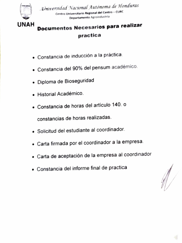 Documentos para Practica | PDF | Titulo academico | Honduras