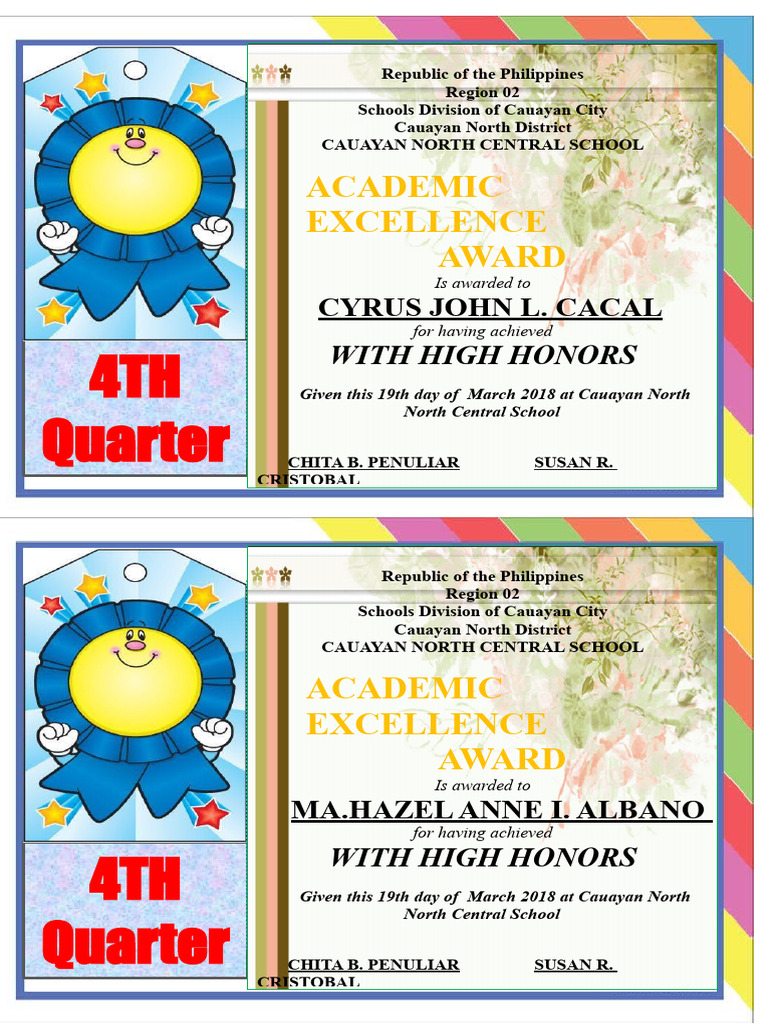 4th GRADING CERT | PDF