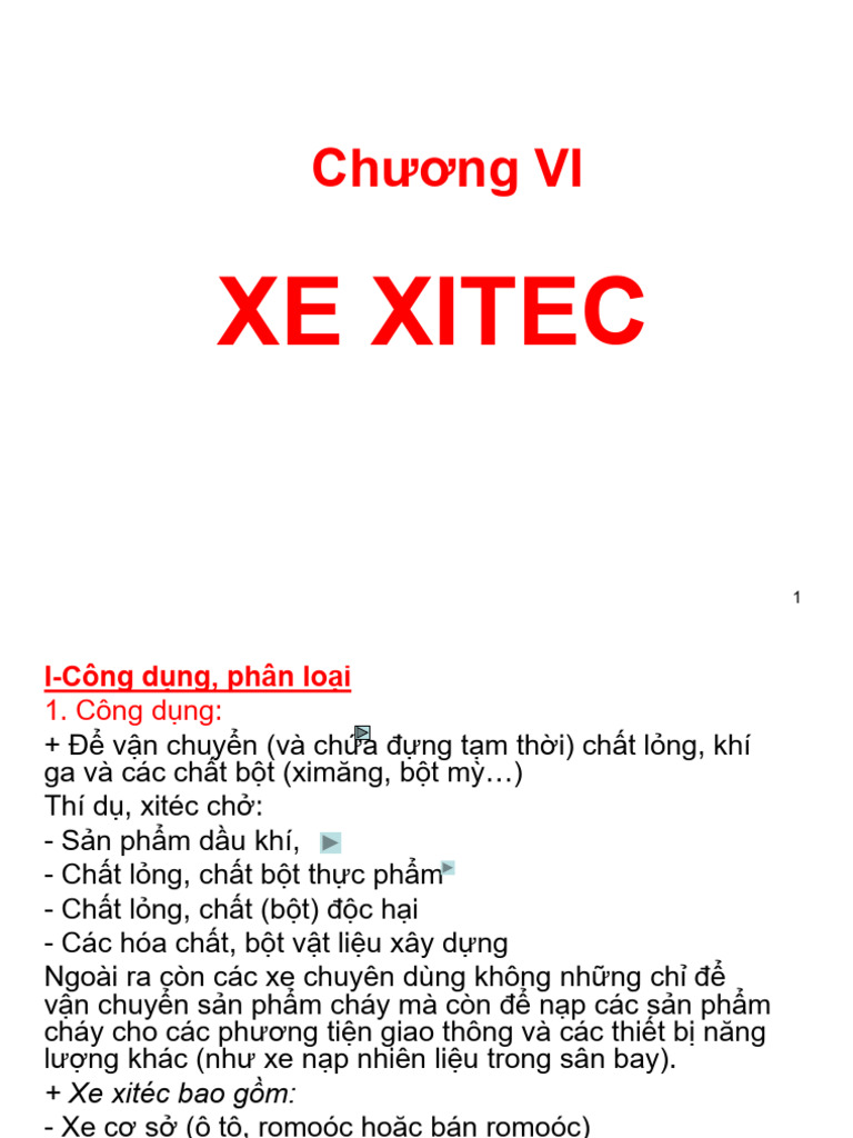 Chuong 6 XE XITEC | PDF