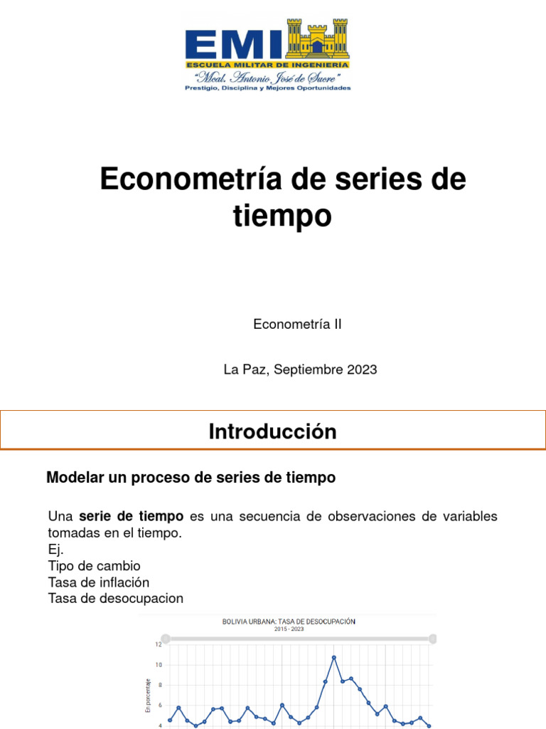 Econometría de Series de Tiempo (Primera Parte) | Descargar gratis PDF | Proceso estocástico ...