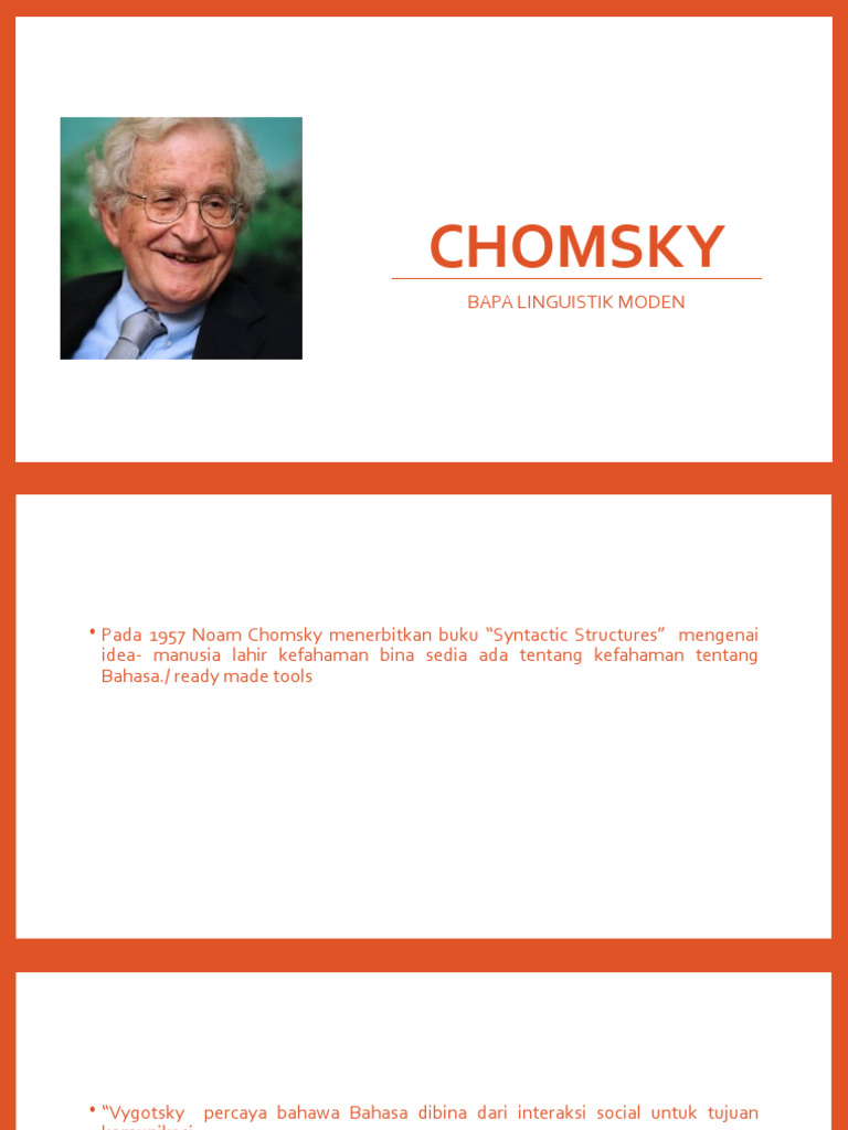 Teori Bahasa Chomsky dan Vygotsky | PDF | Karier & Perkembangan