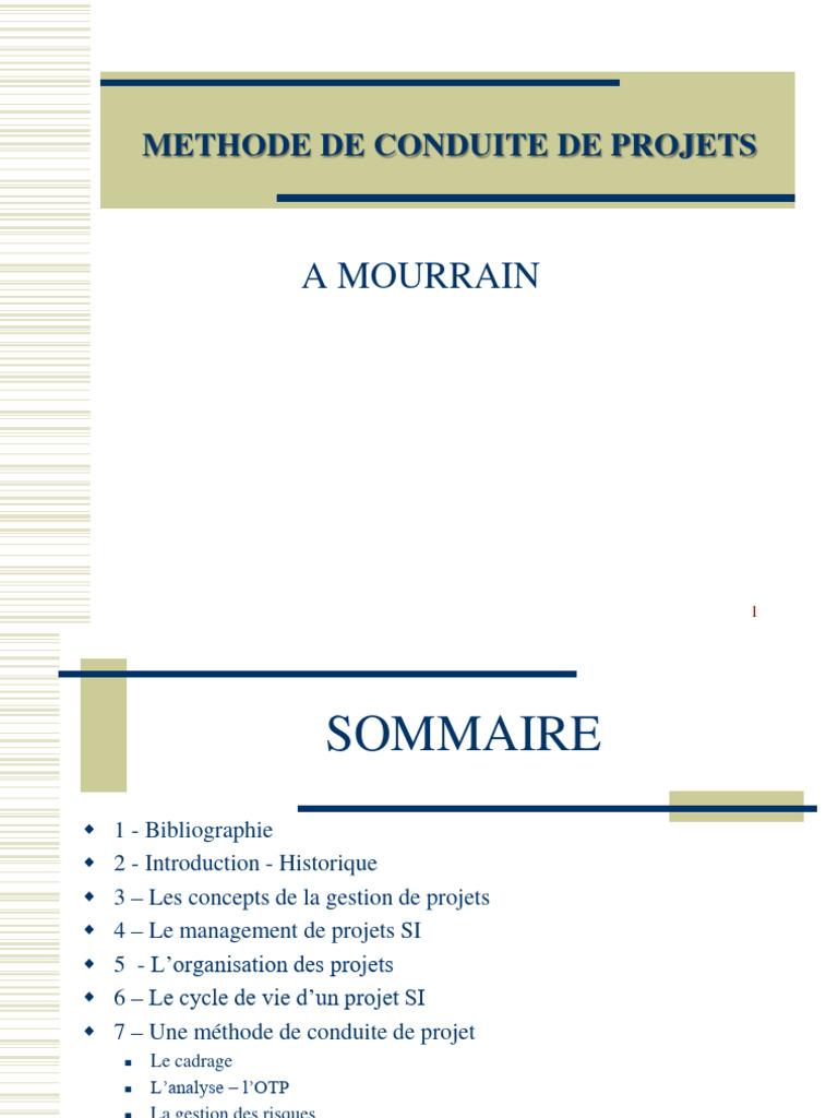 2023 201x Methode de Conduite de Projets Spe Si Guad 2 | PDF