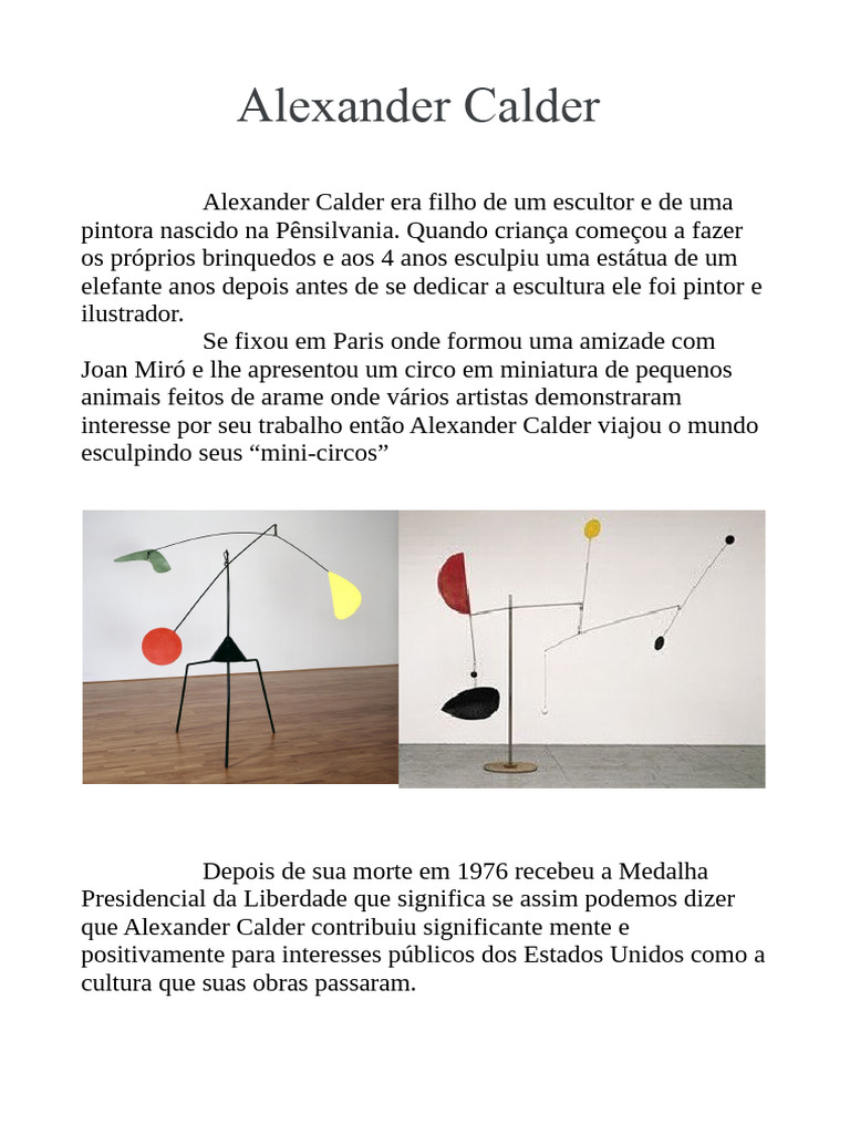 Alexander Calder | PDF