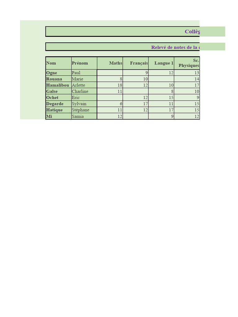 Techniques de Calculs Avances Excel | PDF