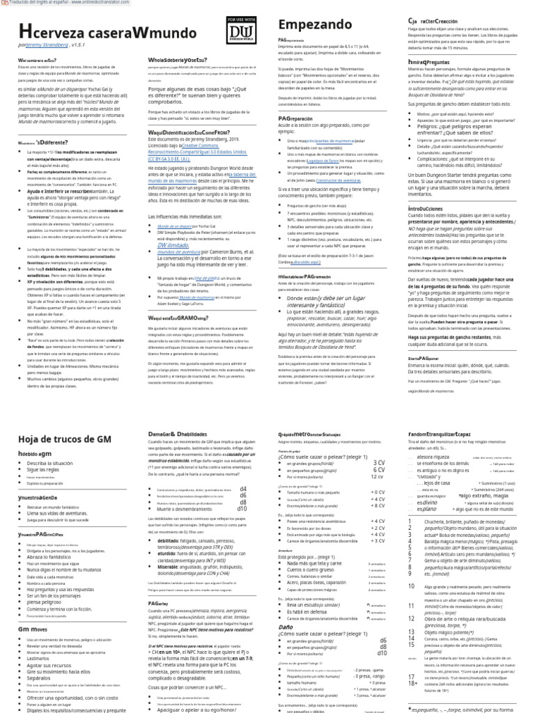 Homebrew World - En.es | PDF