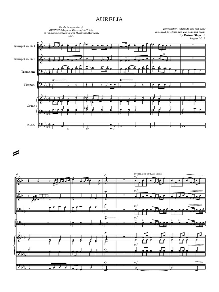 AURELIA - Full Score | PDF