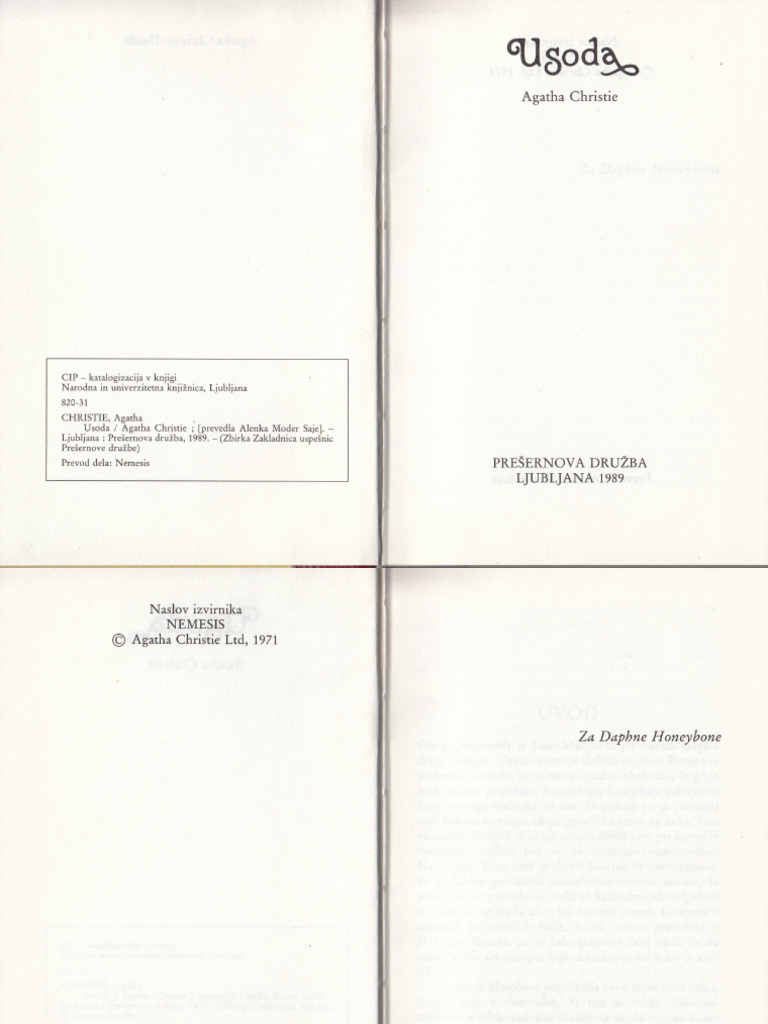 Agatha - Christie Usoda.1989 PDF | PDF