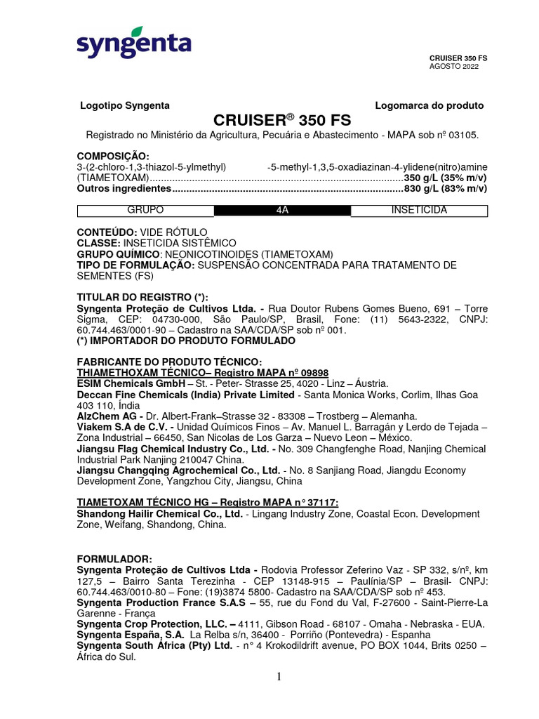 Bula Cruiser 350 Agosto 2022 | PDF