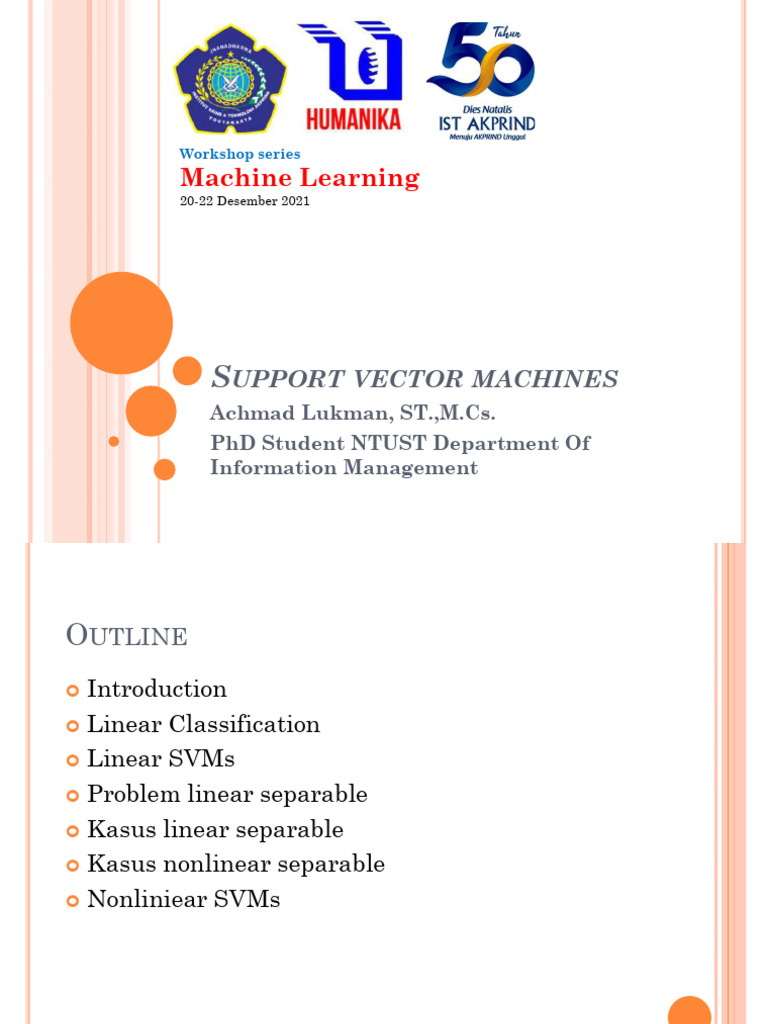 Tambahan Materi SVM | PDF