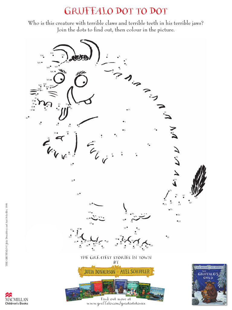 Gruffalo Dot To Dot | PDF | Children's Literature