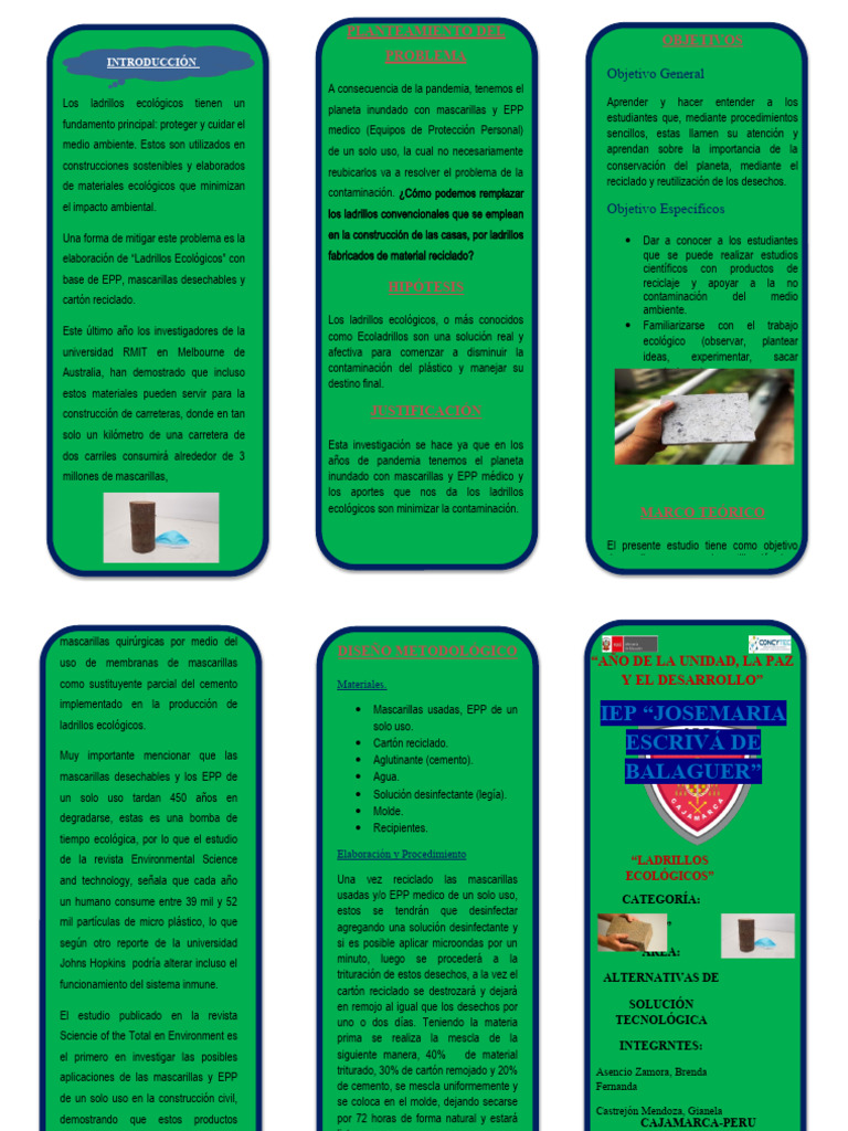 Tríptico - Proyecto | PDF