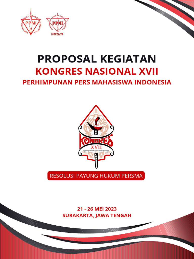 PROPOSAL KEGIATAN KONGRES NASIONAL PPMI XVII RV 3 | PDF