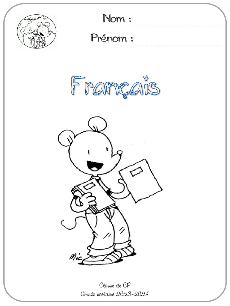 Page de Garde 2023 2024 CP Sanleane | PDF