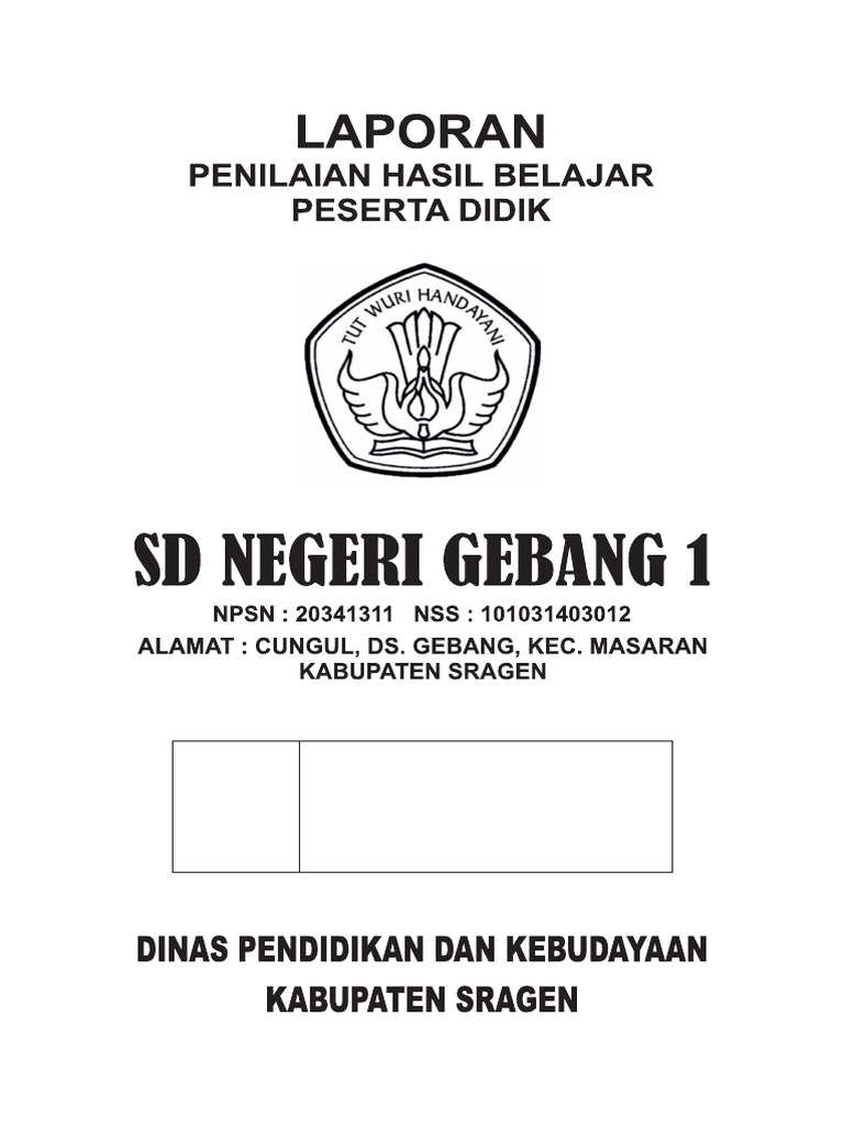 Sampul SDN Gebang 01 | PDF