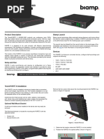 Biamp TesiraFORTÉ X 400 DSP Overview | PDF | Usb | Digital Signal ...