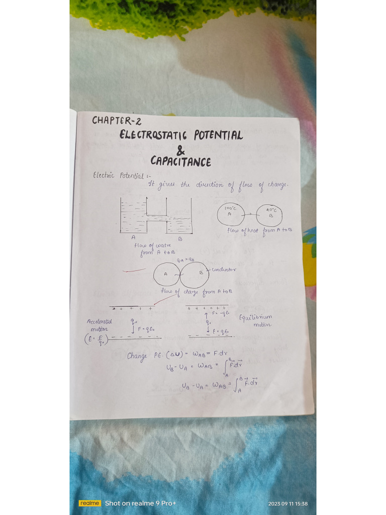 CH 2 Electrostatic Potential and Capacitance | PDF