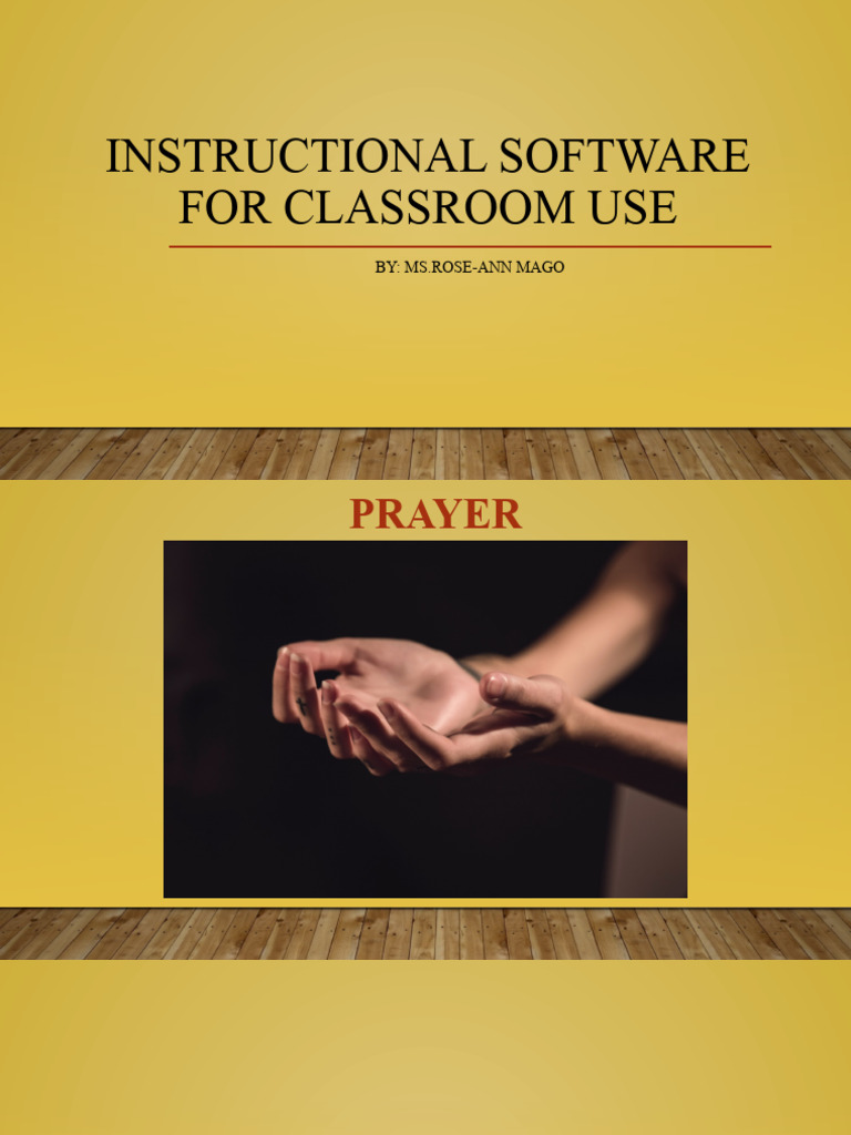 Demo1.Instructional Software For Classroom Use | PDF