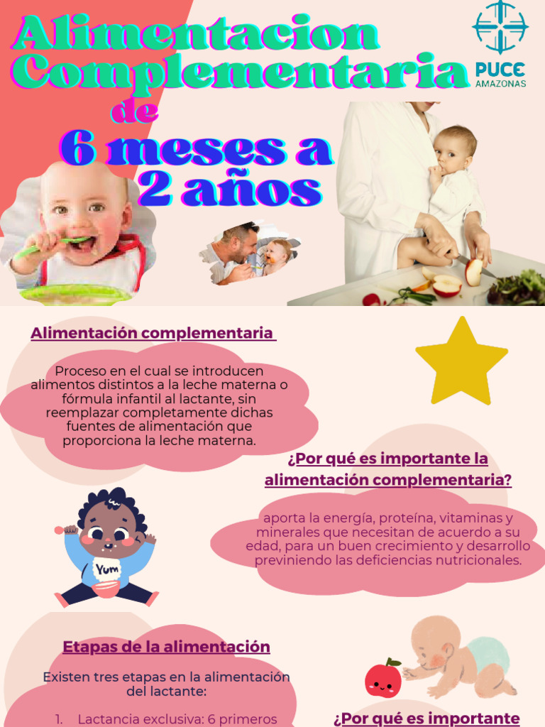 Alimentación Complementaria de 6 Meses A 2 Años. | PDF