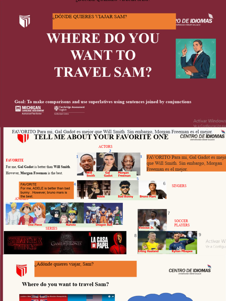 Travel Comparisons and Superlatives Guide | PDF