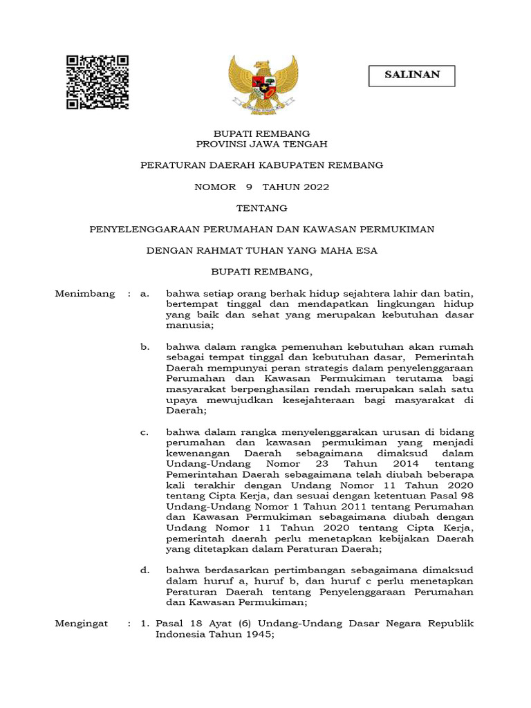 Perda 9 2022 | PDF