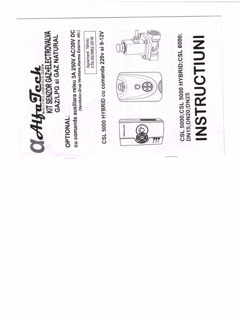Manual Utilizare Alfatech CLS 5000 | PDF
