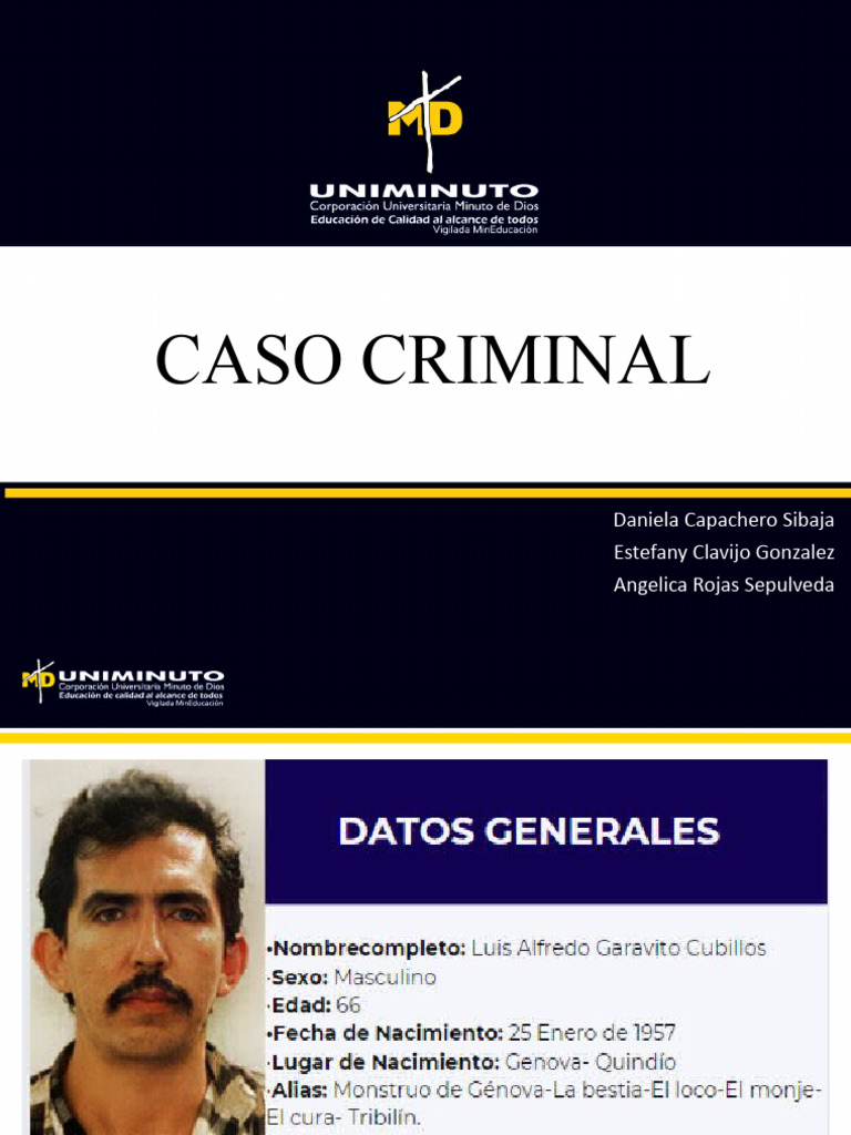 Luis Alfredo Garavito Presentación | PDF