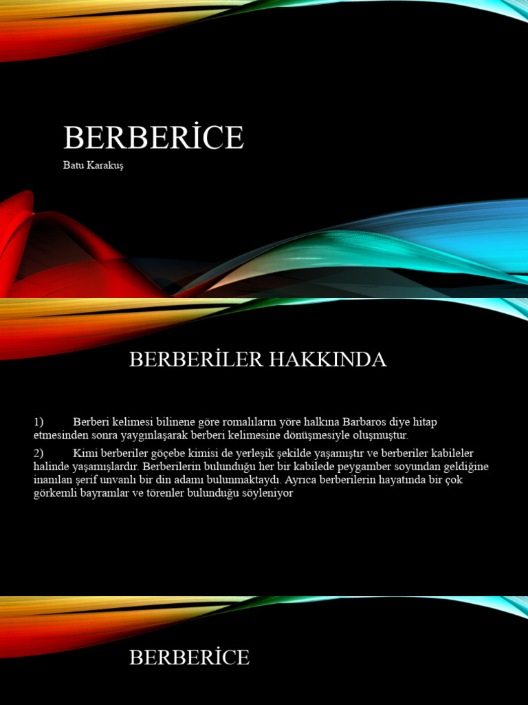Berber Ice | PDF