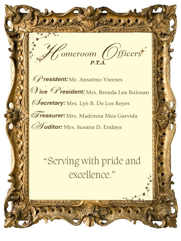Class Officers | PDF