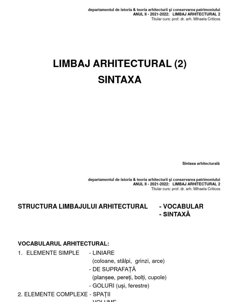 SINTAXA - Nov 2021 | PDF
