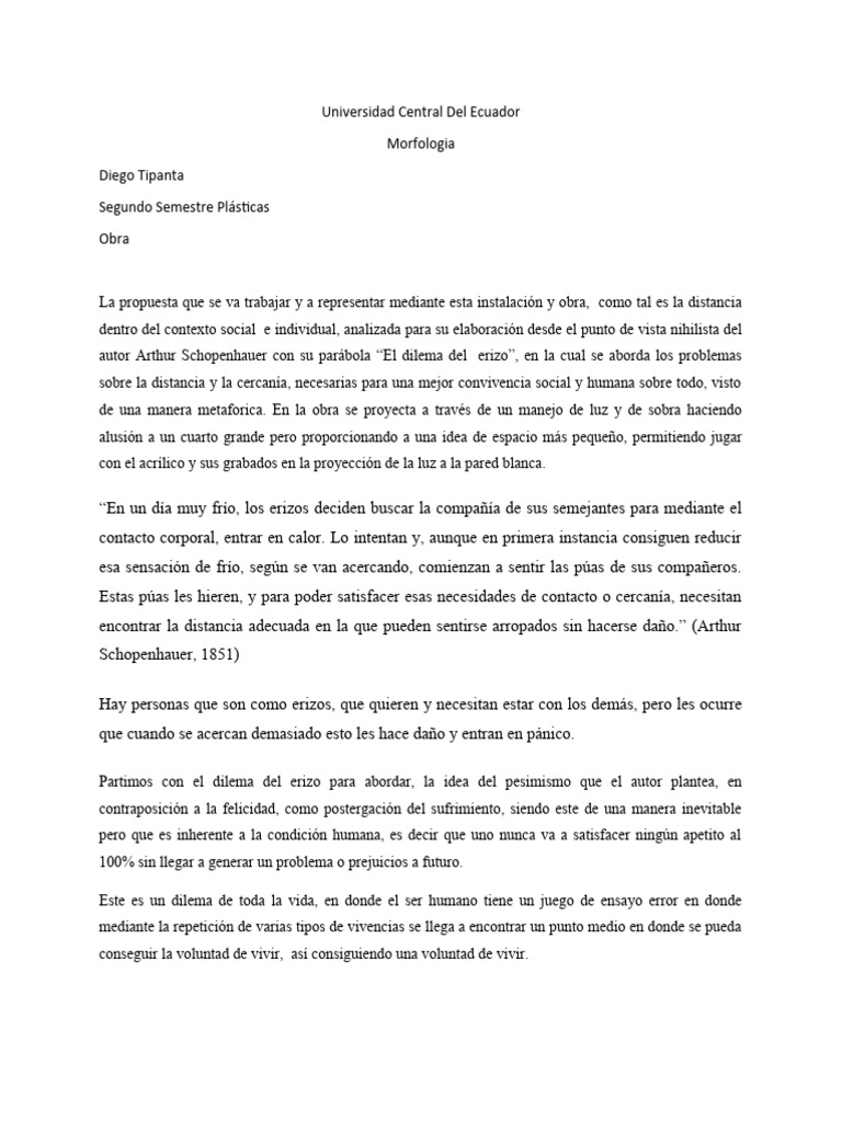 Morfologia Escrito Obra Final | PDF