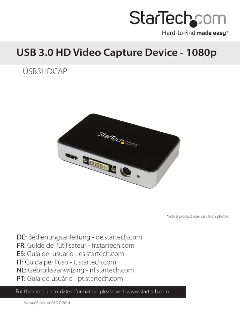 USB3HDCAP | PDF