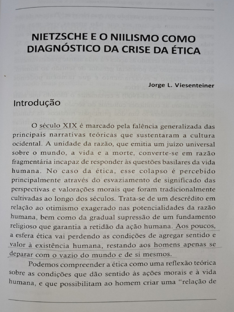 Niilismo - Nietzsche | PDF