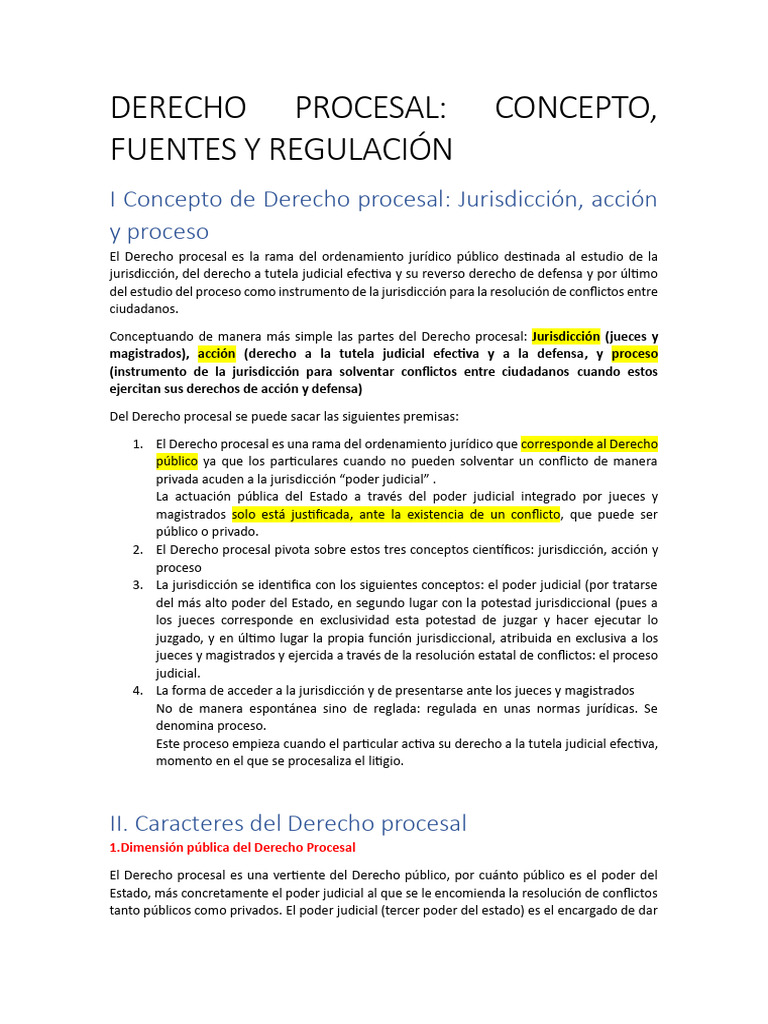 Derecho Procesal | PDF | Ley procesal | Caso de ley