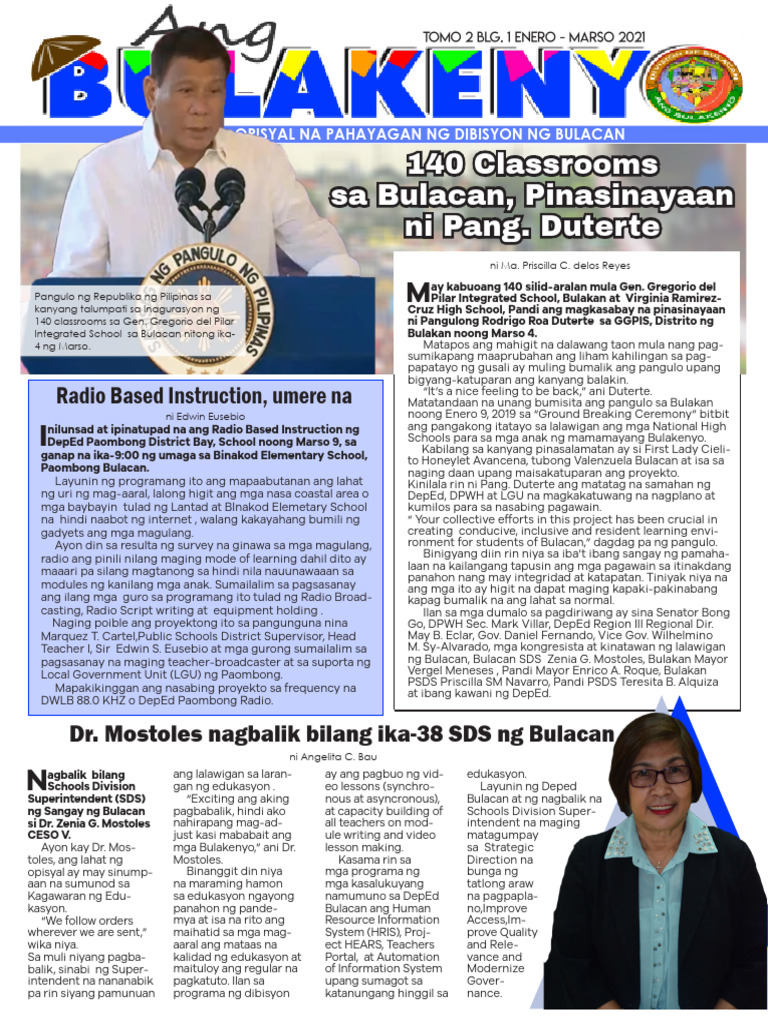 Ang Bulakenyo Tomo 2 BLG 1 | PDF