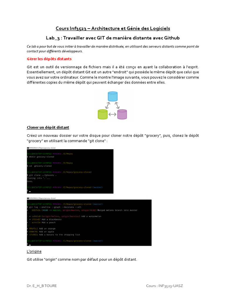 Cours 3 Git | PDF | Ordinateurs