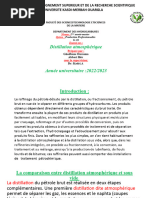 Raffinage et traitement du pétrole | PDF | Distillation | Craquage