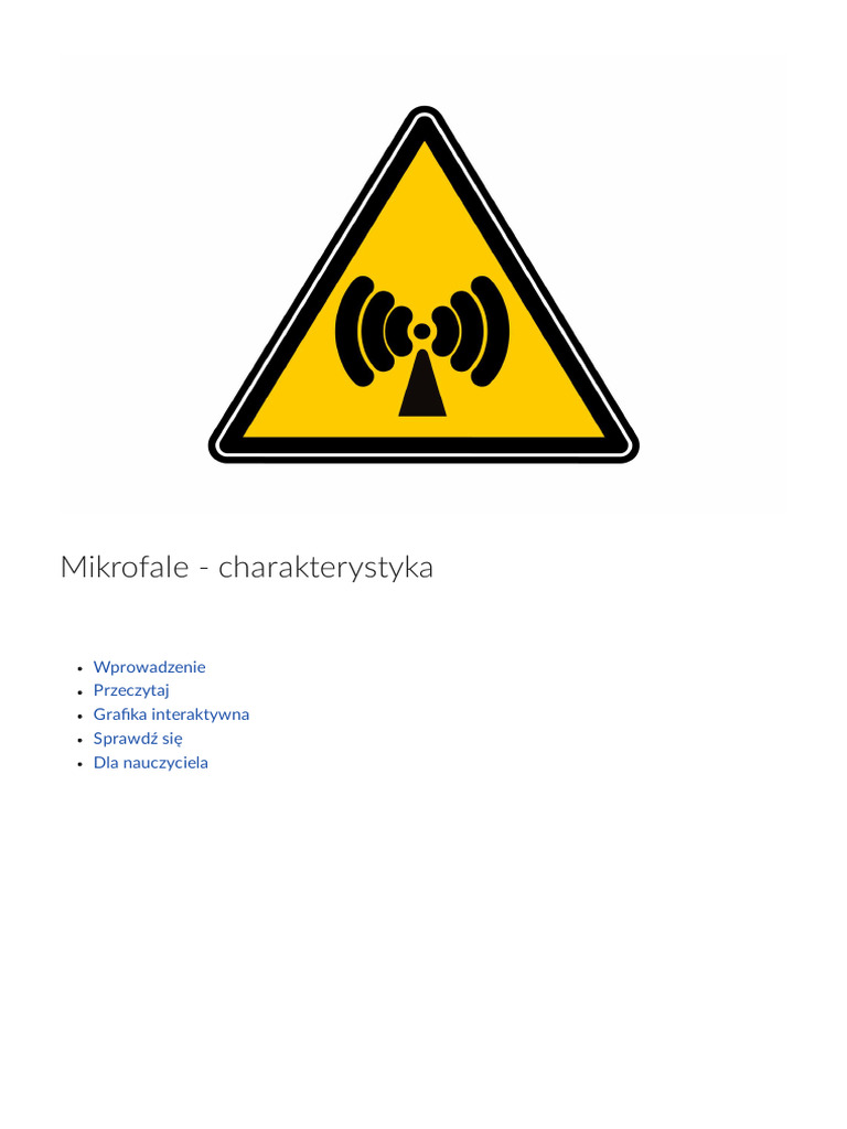 Mikrofale - Charakterystyka | PDF