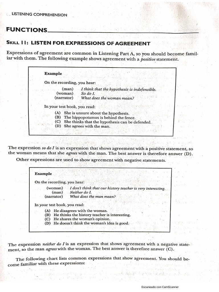 Listening Skill 11 To 13 | PDF