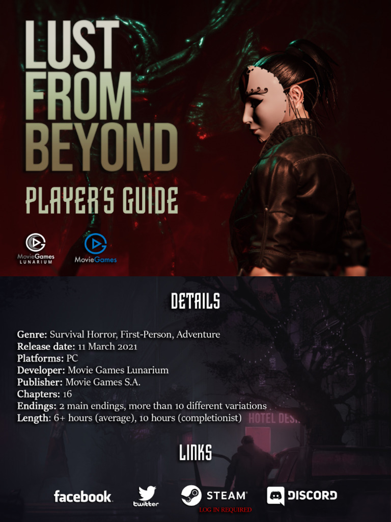 Lust From Beyond Player S Guide | PDF