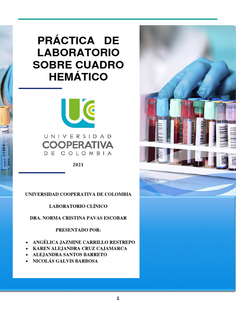 Laboratorio de Cuadro Hemático PDF | Descargar gratis PDF | Leucocito ...