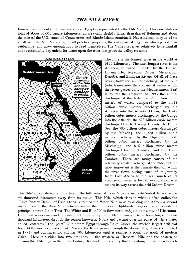 Text 3, The Nile River | PDF