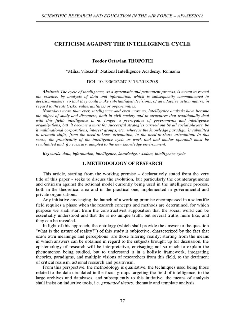 Criminal Intelligence | PDF