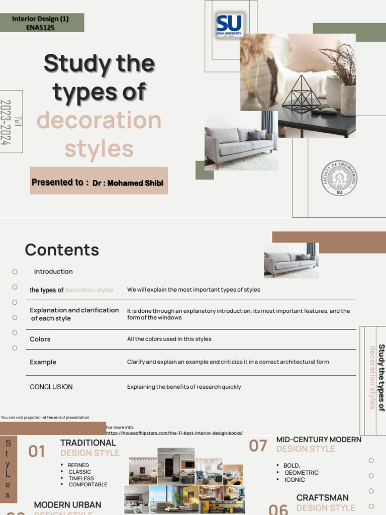 Interior Design Catalog by Slidesgo | PDF | Interior Design | Curtain