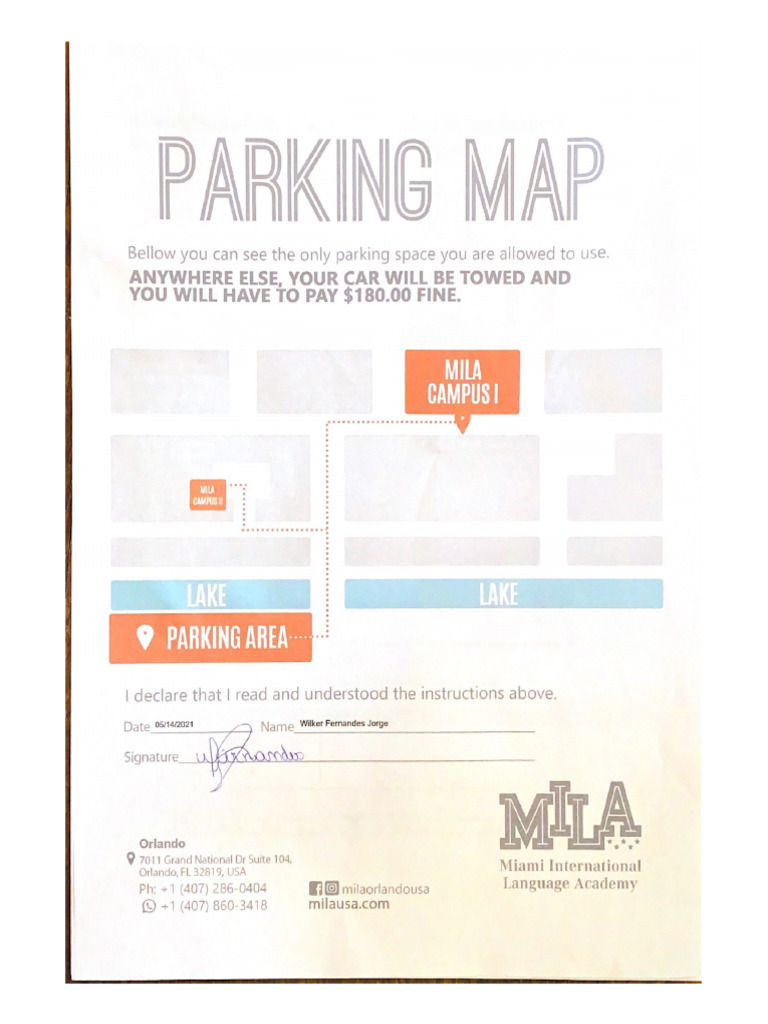 Parking Map | PDF