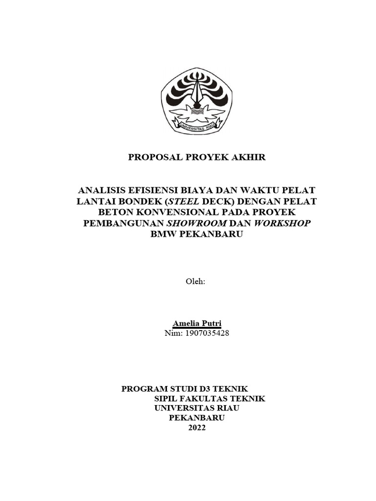 Proposal Proyek Akhir Amelia Putri (1) NNNNN | PDF