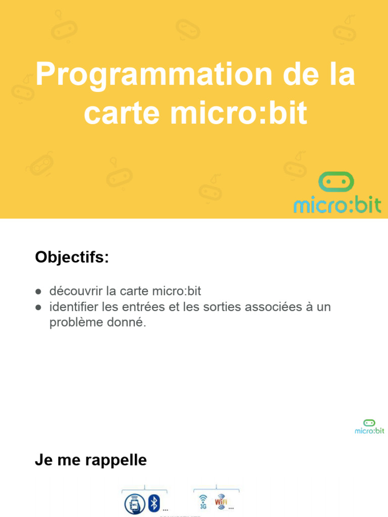 Programmer Carte Microbit | PDF | Ordinateurs