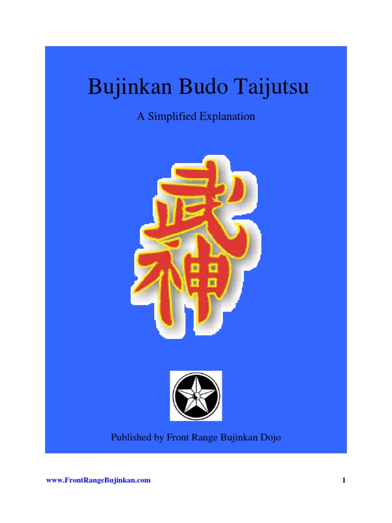 Bujinkan Budo Taijutsu | PDF | Jujutsu | Japanese Martial Arts