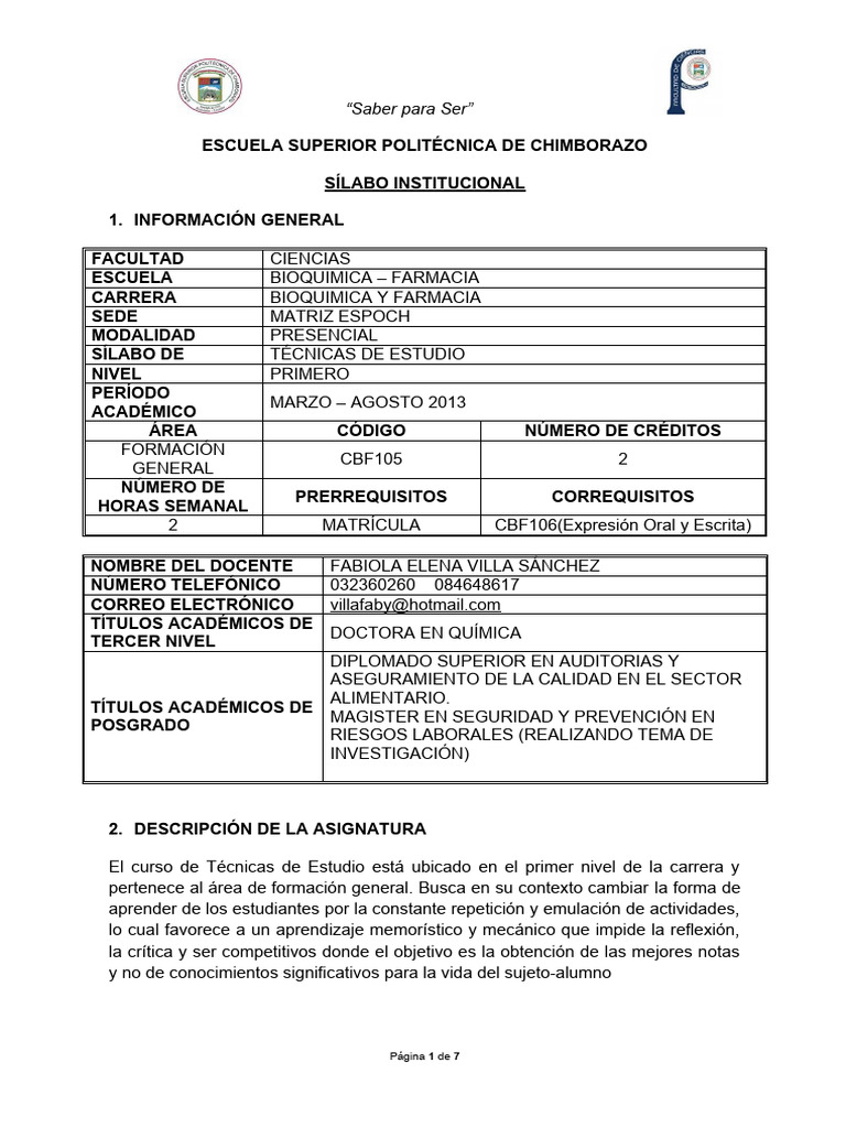 5 - Tecnicas de Estudio | PDF