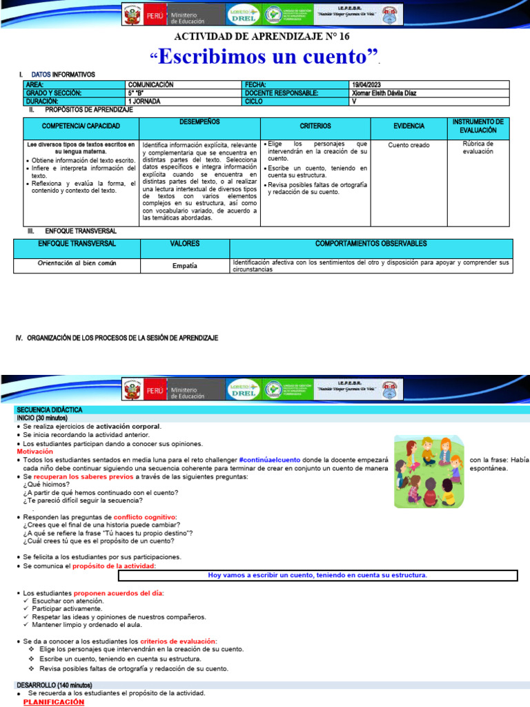 Creamos Un Cuento | PDF