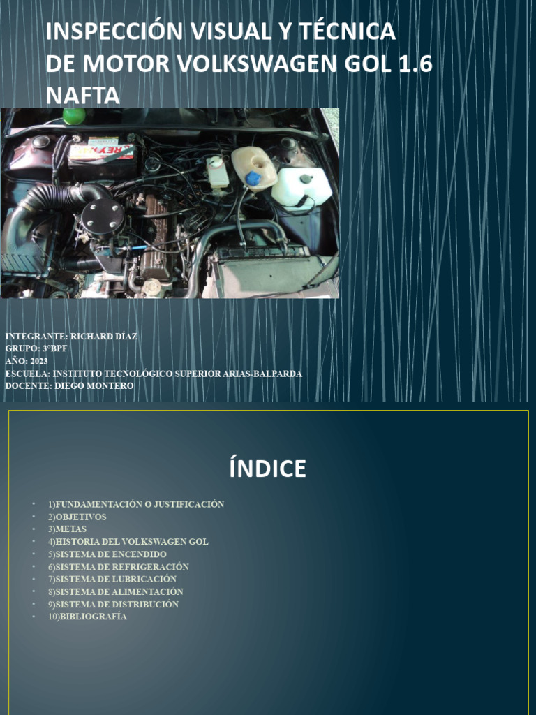 Inspección Visual y Técnica 1 | PDF | Distribuidor | Electricidad